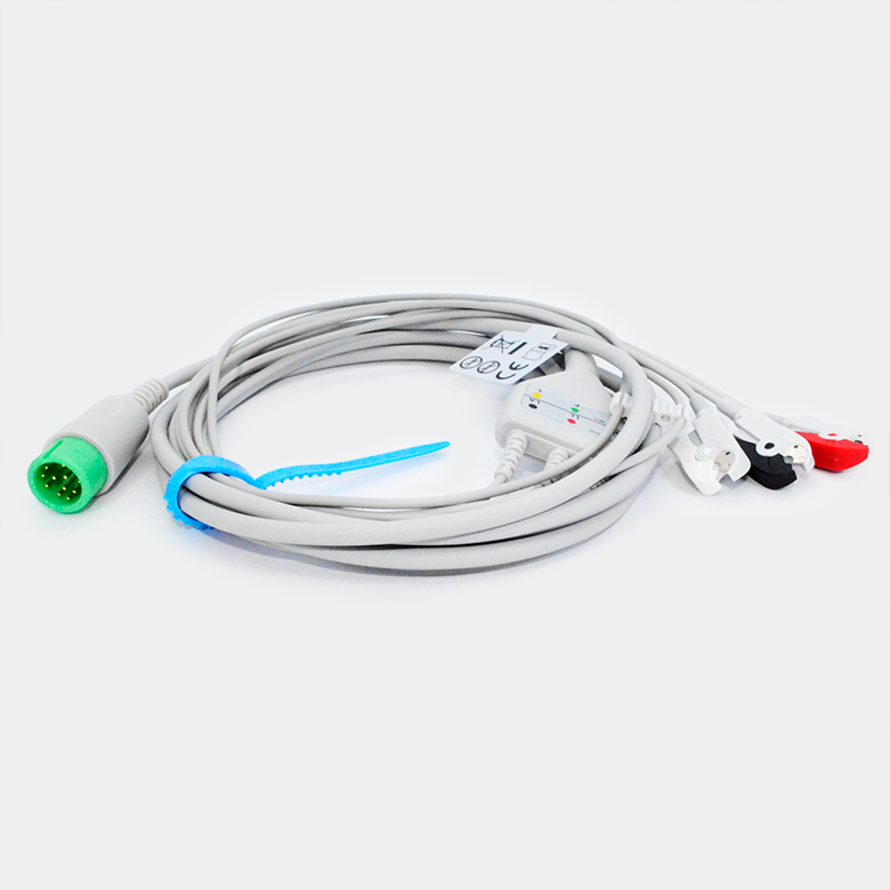 Cable De Ecg Pieza Completa. Ref 13218P, EC203PA-218. - CIBIOMED