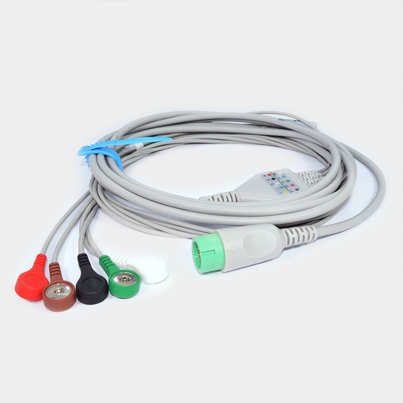Cable De Ecg Pieza Completa. Ref 15218S, EC205SA-218. - CIBIOMED