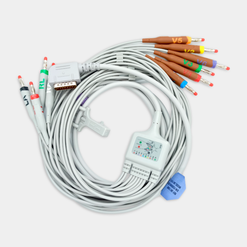 Cable De Ecg Pieza Completa. Ref SG3112S. - CIBIOMED