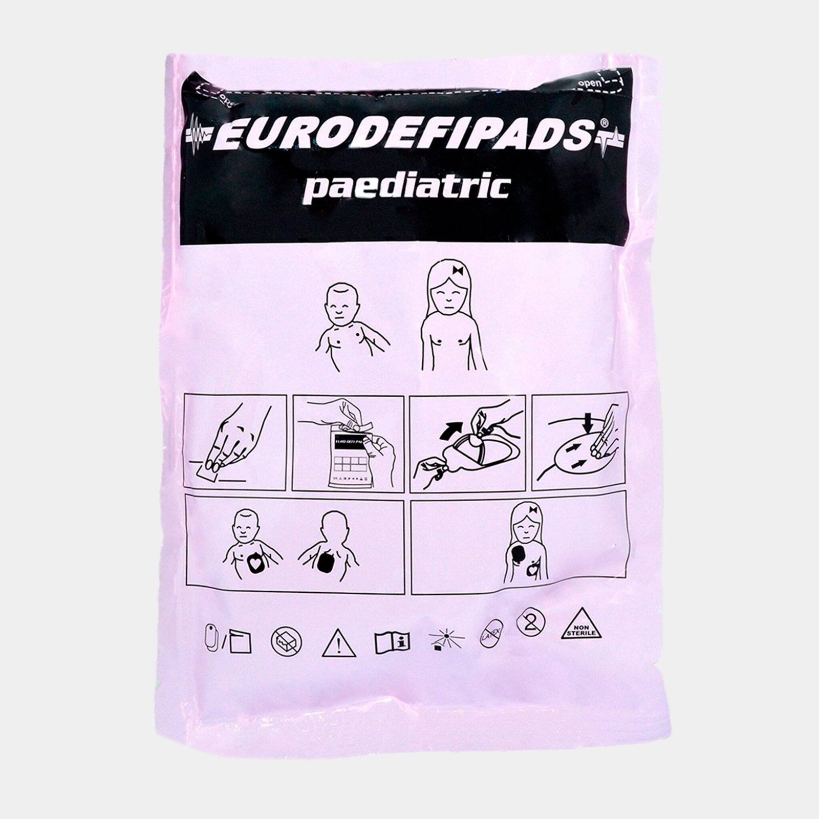 Parche Euro Defi Pads Para Cmos Drake Pediátrico - Uso Seguro - CIBIOMED