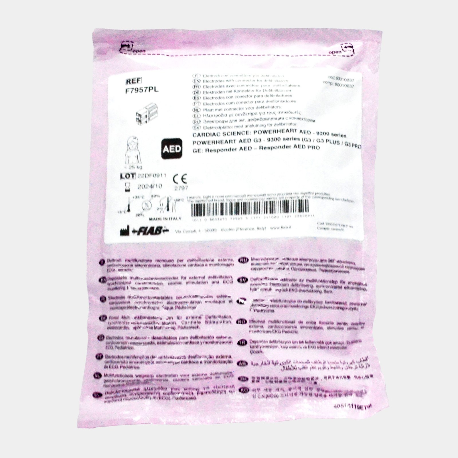 Parche Euro Defi Pads Para Cardiac Science: Multifuncional - CIBIOMED