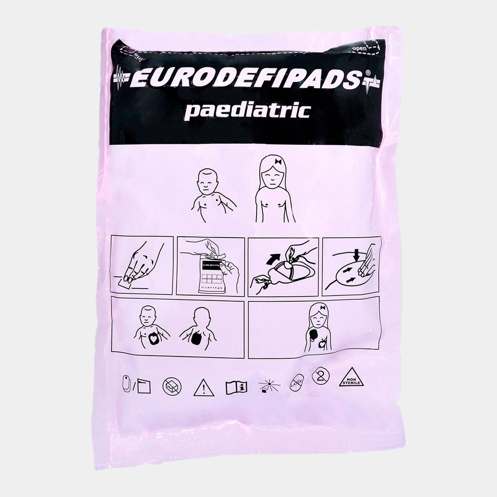 Electrodo Euro Defi Pads Physio-Control: Alta Eficiencia