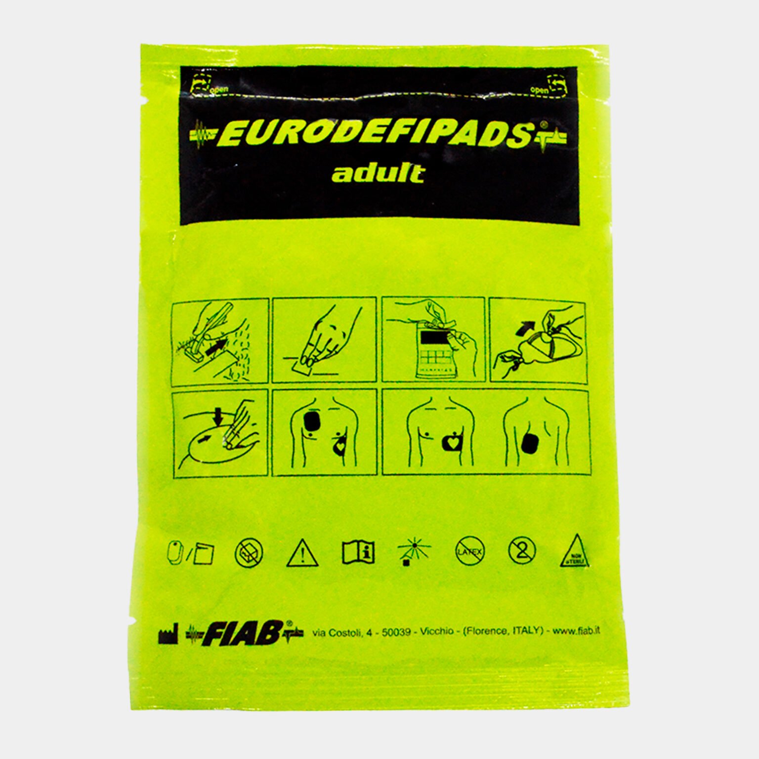Parche Euro Defi Pads para Weinmann Adulto - Electrodo Eficiente - CIBIOMED