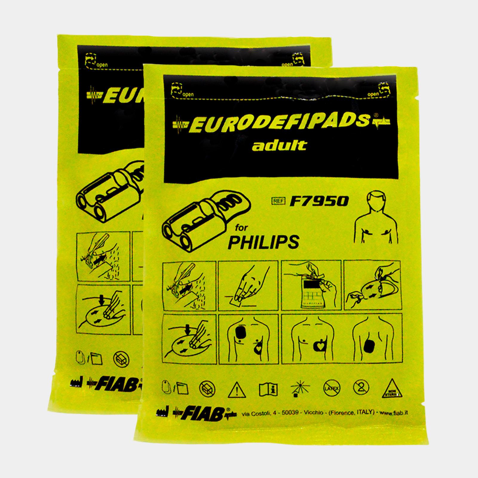 Parche Euro Defi Pads para Philips Adulto: Efectivo y Seguro - CIBIOMED