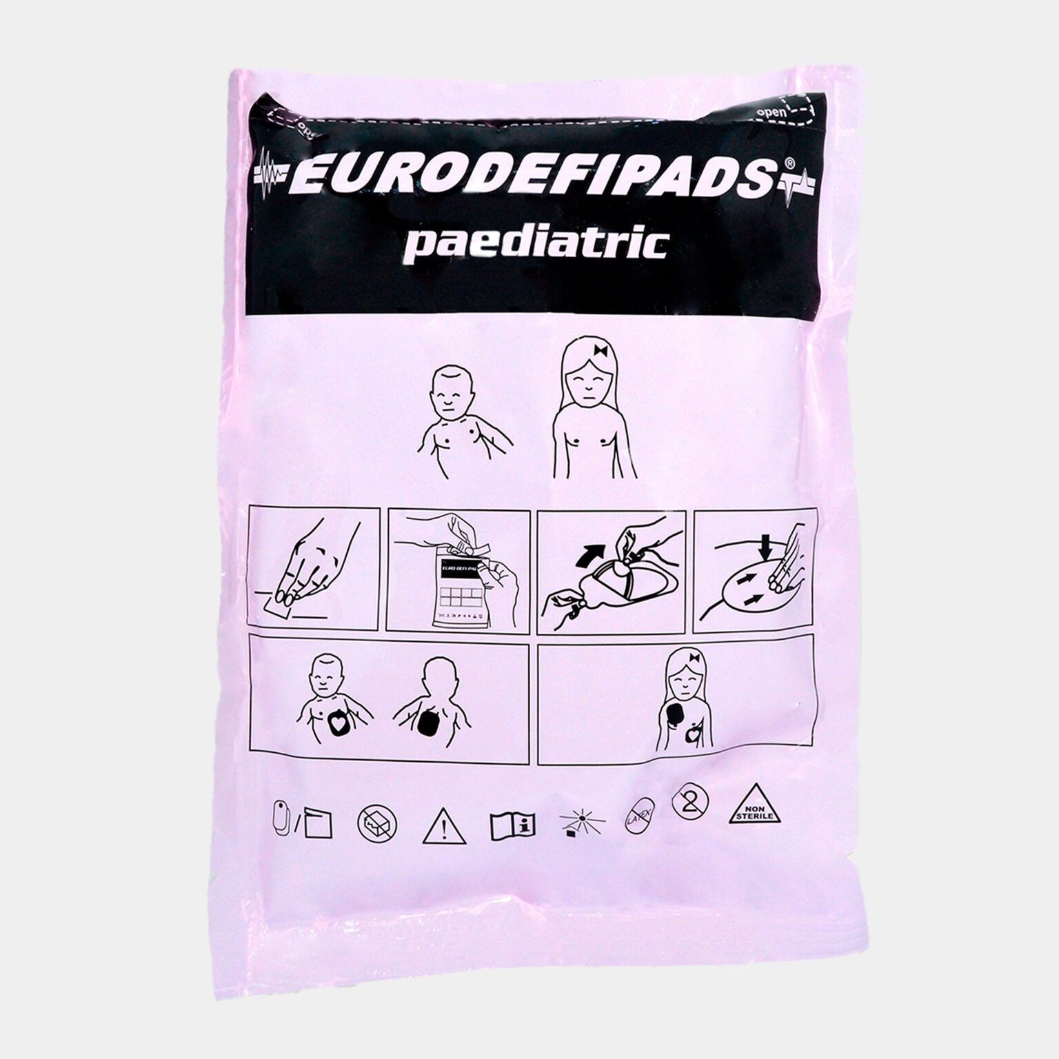 Parche Euro Defi Pads para Weinmann Adulto - Electrodo Eficiente - CIBIOMED